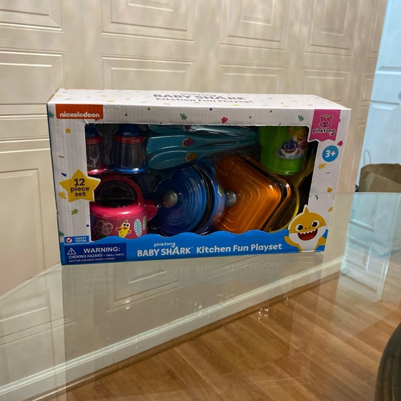Nickelodeon | Toys | Baby Shark Kitchen Fun Playset 2 Piece Set New ...